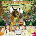 Madagascar Backdrop Banner Party Supplies Poster Movie Theme Background ...