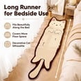 Cat Rug for Bedroom, Washable Cats Shaped Area Rug, Cute Cartoon Cat ...