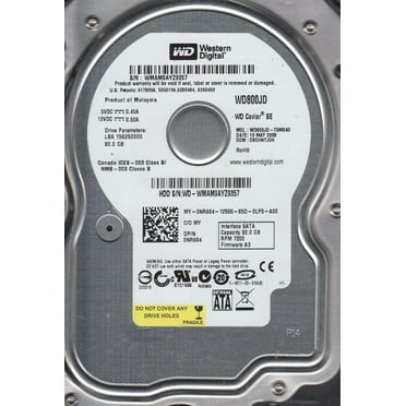 WD5000AAKX-00ERMA0, DCM DGRNKTJAGB, Western Digital 500GB SATA 3.5 Hard Drive - Walmart.com