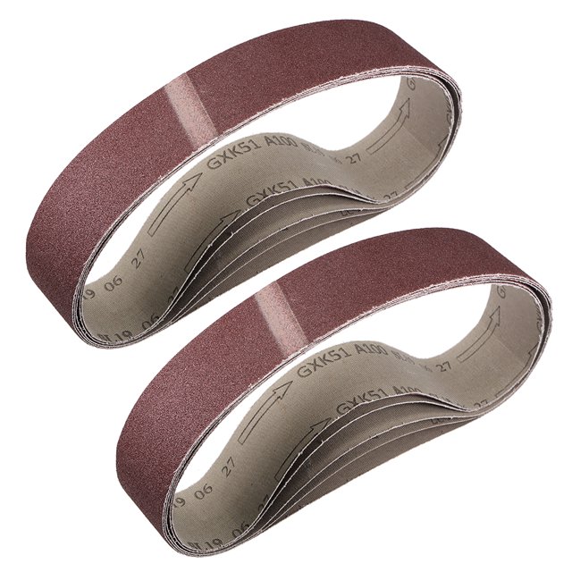 Unique Bargains 2-inch X 27-inch Sanding Belt 100 Grits Sand Belts for ...