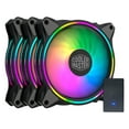 Cooler Master MasterFan MF120 Halo Duo-Ring Addressable RGB Lighting ...