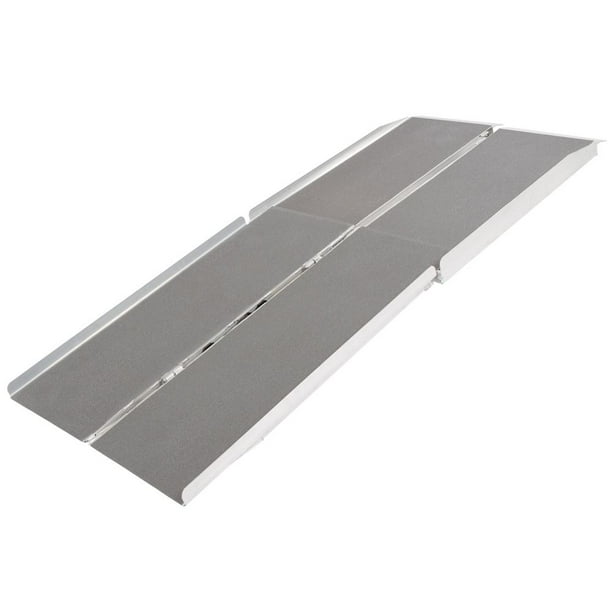 Silver Spring Aluminum Multi-Fold Wheelchair Ramp - 6' Long - Walmart ...