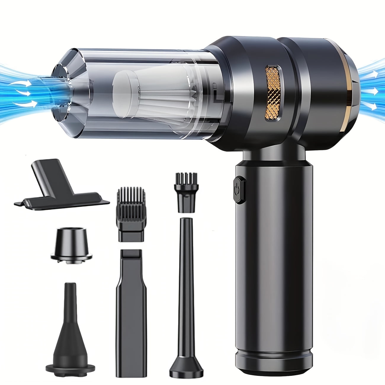 Click here for Unbranded Black Wireless Car Vacuum Cleaner  Brush... prices