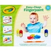 Crayola My First Fingerpaint Kit for Kids, 6 Easy Squeeze Tubes ...
