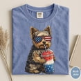 Comfort Colors® Patriotic Yorkie Drinking Slushie Shirt, 4th of July ...