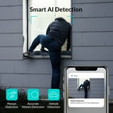 Netvue Solar Outdoor Security Camera, 1080P HD, Battery Powered, Night ...