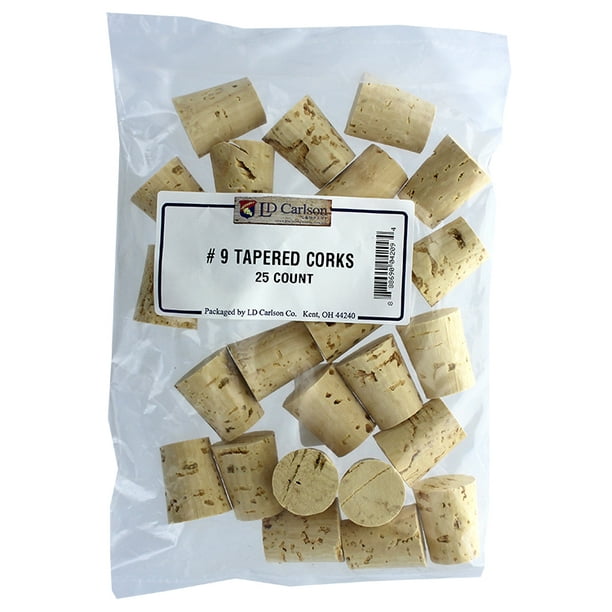Medium #9 Tapered Corks (Bag of 25) - Walmart.com - Walmart.com