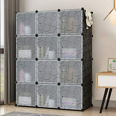 Ktaxon 16-Cube Organizer, Stackable Metal Grid Modular Cubbies Shelves ...