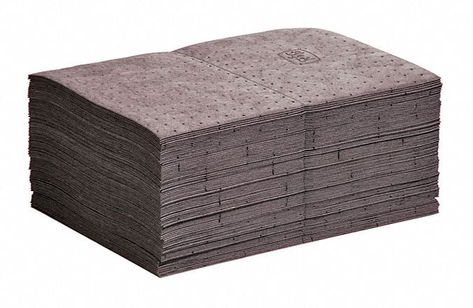 Pig Absorbent Pad,Universal,Gray,PK100 MAT160 - Walmart.com