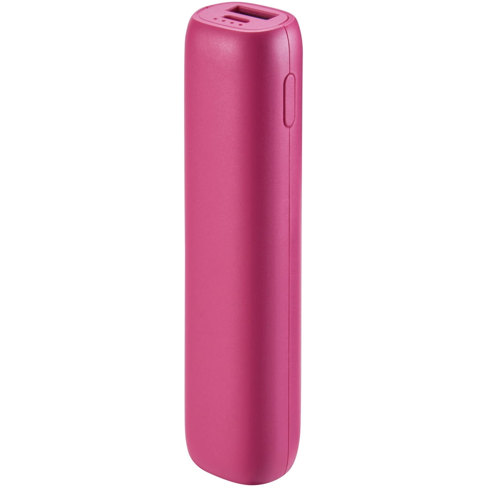 onn. Portable Charger, 3350 Mah, Pink - Walmart.com - Walmart.com