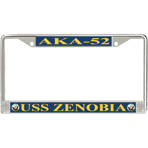 USS Zenobia AKA-52 License Plate Frame - Walmart.com