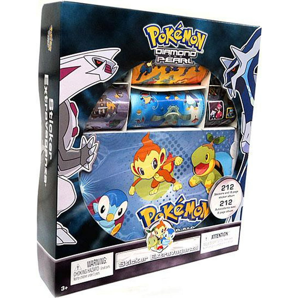 Diamond & Pearl Pokemon Sticker Extravaganza - Walmart.com - Walmart.com