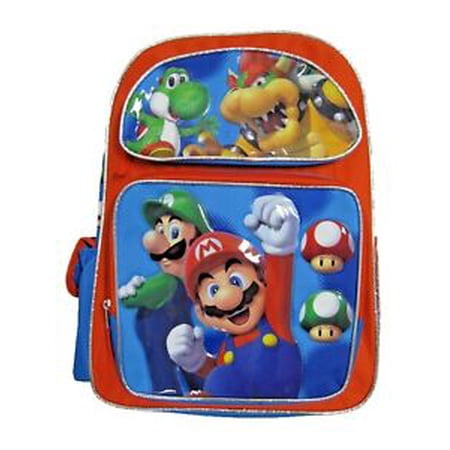 Backpack - Nintendo Super Mario - Mario/Luigi Jump New 206394 | Walmart ...