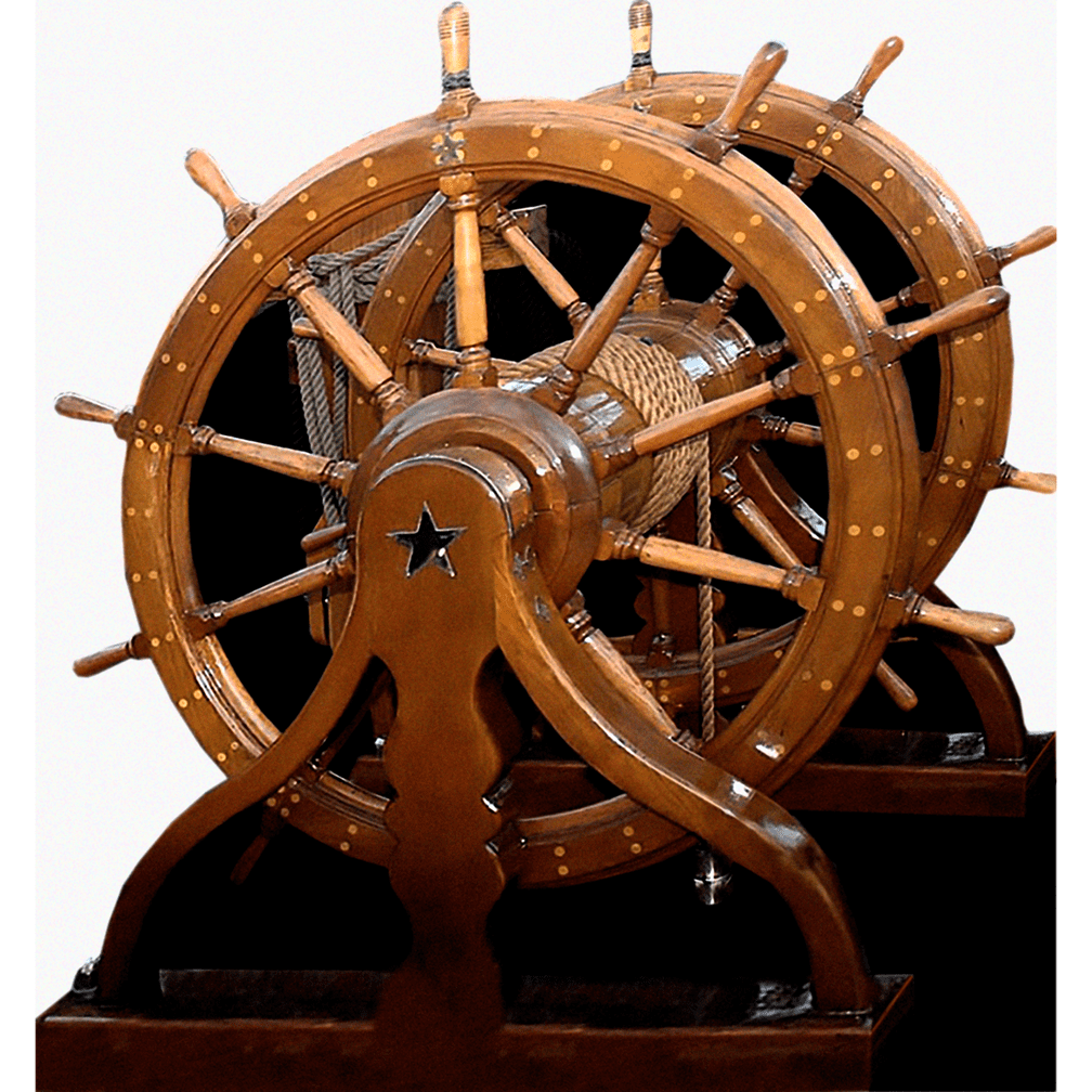 Lifesized Ship's Wheel Helm Captain Prop - Walmart.com