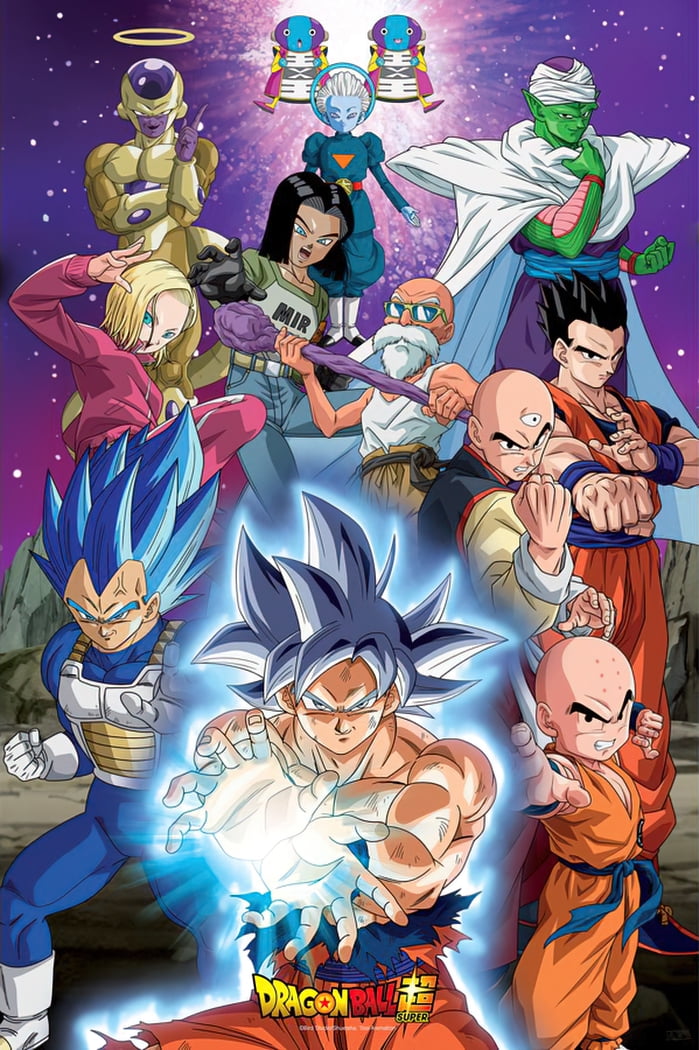 Dragonball Super - Manga Poster (Dragon Ball - Universe 7) (Size: 24" X ...
