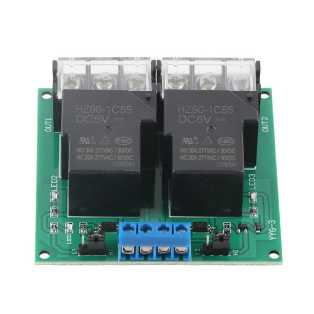30A YYG-3 DC12V 2 Channel Optocoupler Isolation Relay, Two Way Relay ...