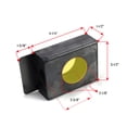 Gate Lock Boxes Double Cylinder Deadbolt Gate Lock with Weldable Steel ...