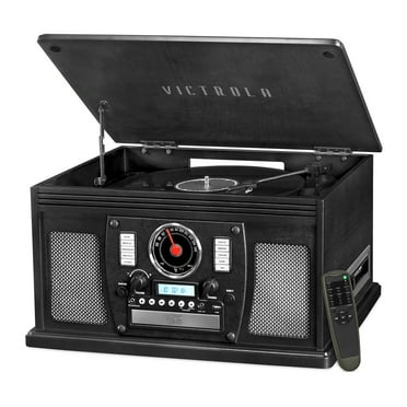 SYLVANIA SRCD844 Nostalgia 7-in-1 with Bluetooth(R) Turntable - Walmart.com