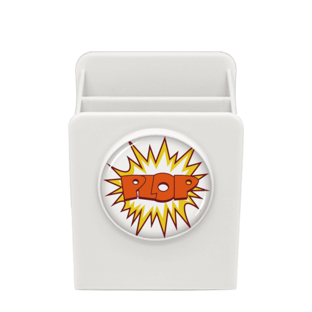 Boom Red Plop Art Deco Fashion Desk Pencil Holder Cup Pen Organizer ...