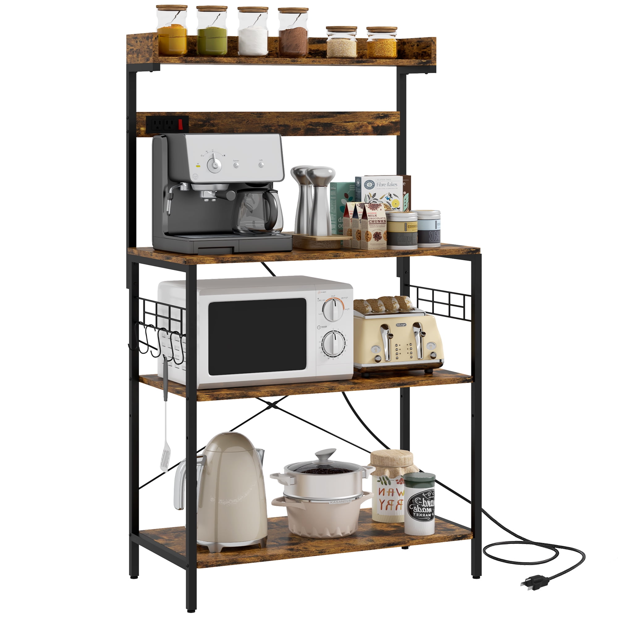 Click here for Homcom Kitchen Bakers Rack With Power Outlet  Adju... prices