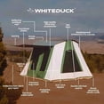 White Duck Outdoors Prota Deluxe 8-Person Canvas Cabin Tent – All ...