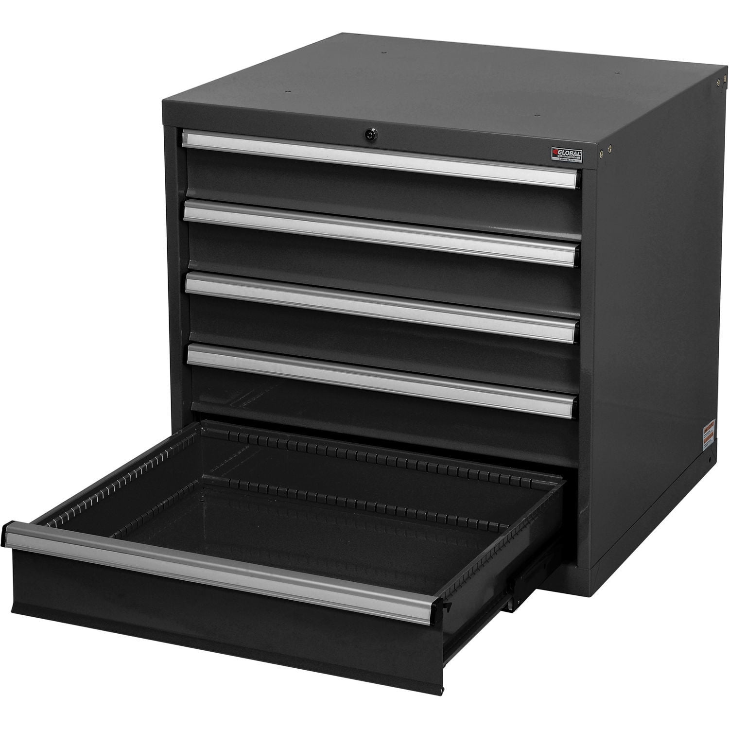 Modular 5 Drawer Cabinet with Lock w/o Dividers, 30"Wx27"Dx29-1/2"H ...