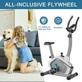 Gymax Indoor Stationary Workout Magnetic Upright Exercise Bike with ...