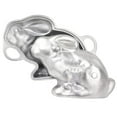 OCreme Easter Bunny 2-Piece Cake Mold, Cast Aluminum 3-D Rabbit Mould ...