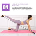 SDOTXA Aptoco Pilates Bar Kit W/Resistance Band Adjustable Home ...