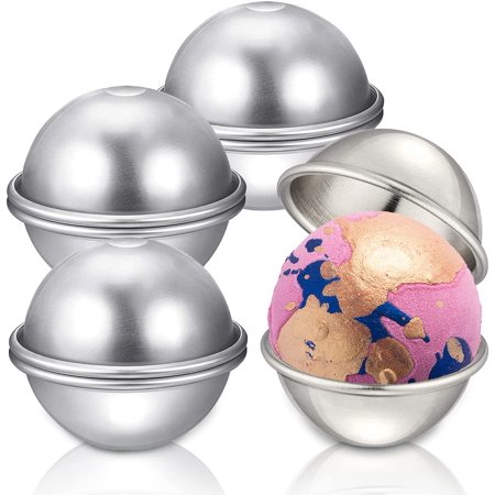 8 PCS Metal Bath Bomb Molds for Crafts Making Supplies Kit AIMTYD ...