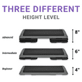 Yes4All Health Club-Sized Adjustable Aerobic Exercise Step Platform ...