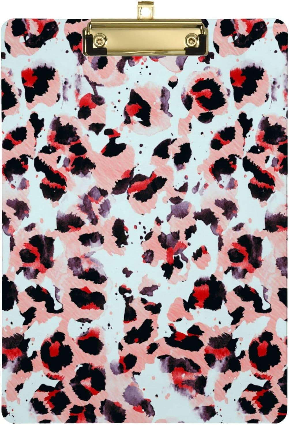 FMSHPON Pink Leopard Leopard Print Clipboard Hardboard Wood Nursing ...