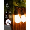 ZB1 AI Smart Outdoor String Lights APP Control, 54(42+12) ft RGB++Warm ...