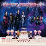 Descendants Backdrop Banner Party Supplies Poster Movie Theme ...