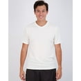 Real Essentials 5 Pack Mens V Neck Dry Fit Moisture Wicking Active