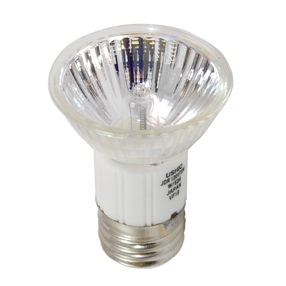 USHIO 75W 120V JDR MR16 FLD E26 Halogen Light Bulb - Walmart.com
