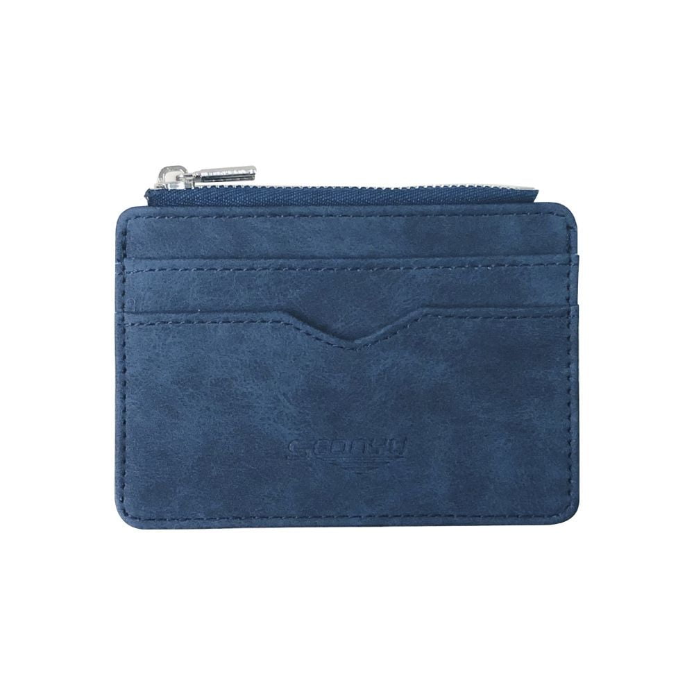 Fashion Matte Leather Short Frosted Small Money Bag Wallet Coin Purse ...