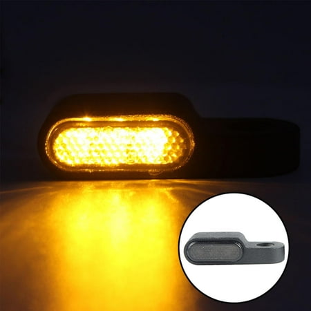 12v Motorcycle Scooter Indicators Handlebar Led Light Black - Walmart.ca