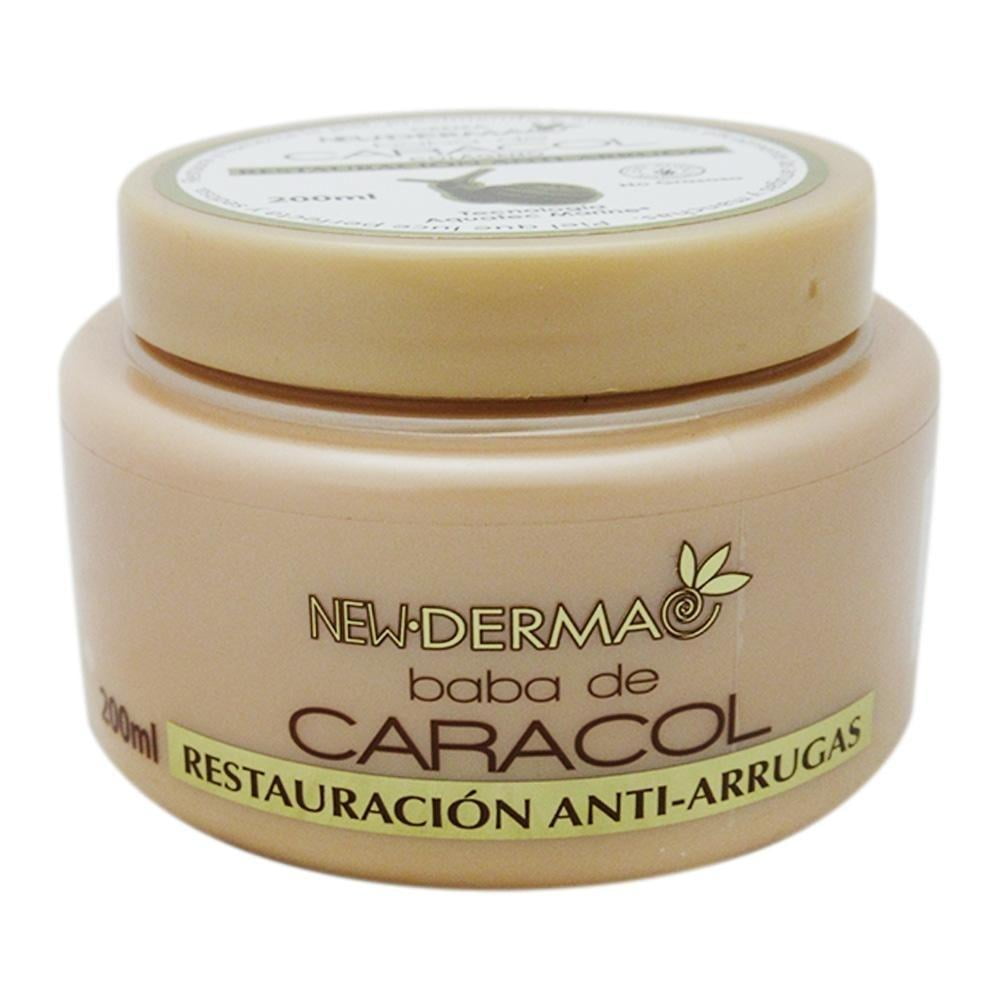 Crema New Derma baba de caracol restauración anti arrugas 200 ml ...