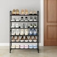 3-Tier Stackable Shoe Rack, Expandable & Adjustable Shoe Shelf Storage ...