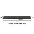GroundSmart Curb Landscape Edging, 4' Gray Rubber Garden Edging Border ...
