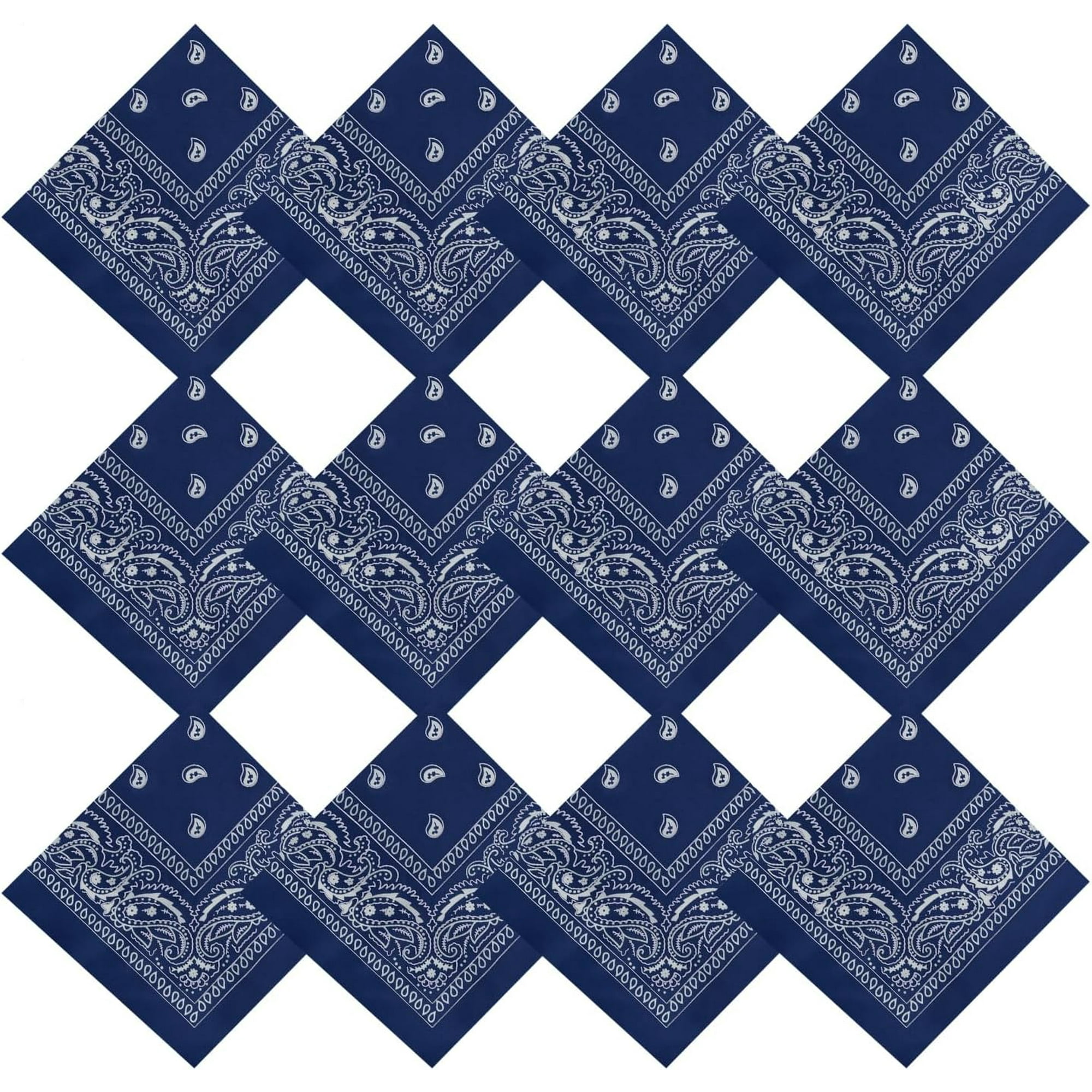 Click here for Flafree 12 Pack Bandanas For Men Cotton Bandana Ha... prices