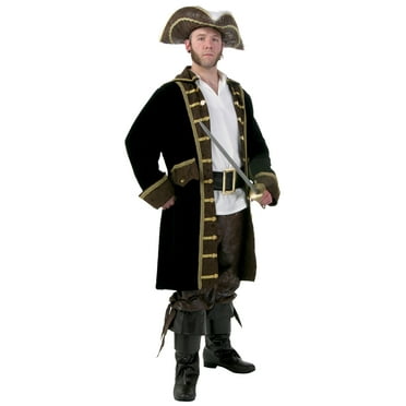 Blackbeard Adult Halloween Costume - Walmart.com