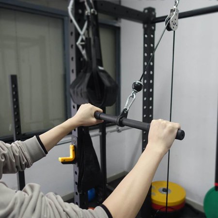 Revolving Straight Bar Multi Gym straight bar lat down bar pull ...