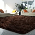 Softlife Indoor Area Rug: Super Soft, 6'x 9', Chocolate Brown for ...