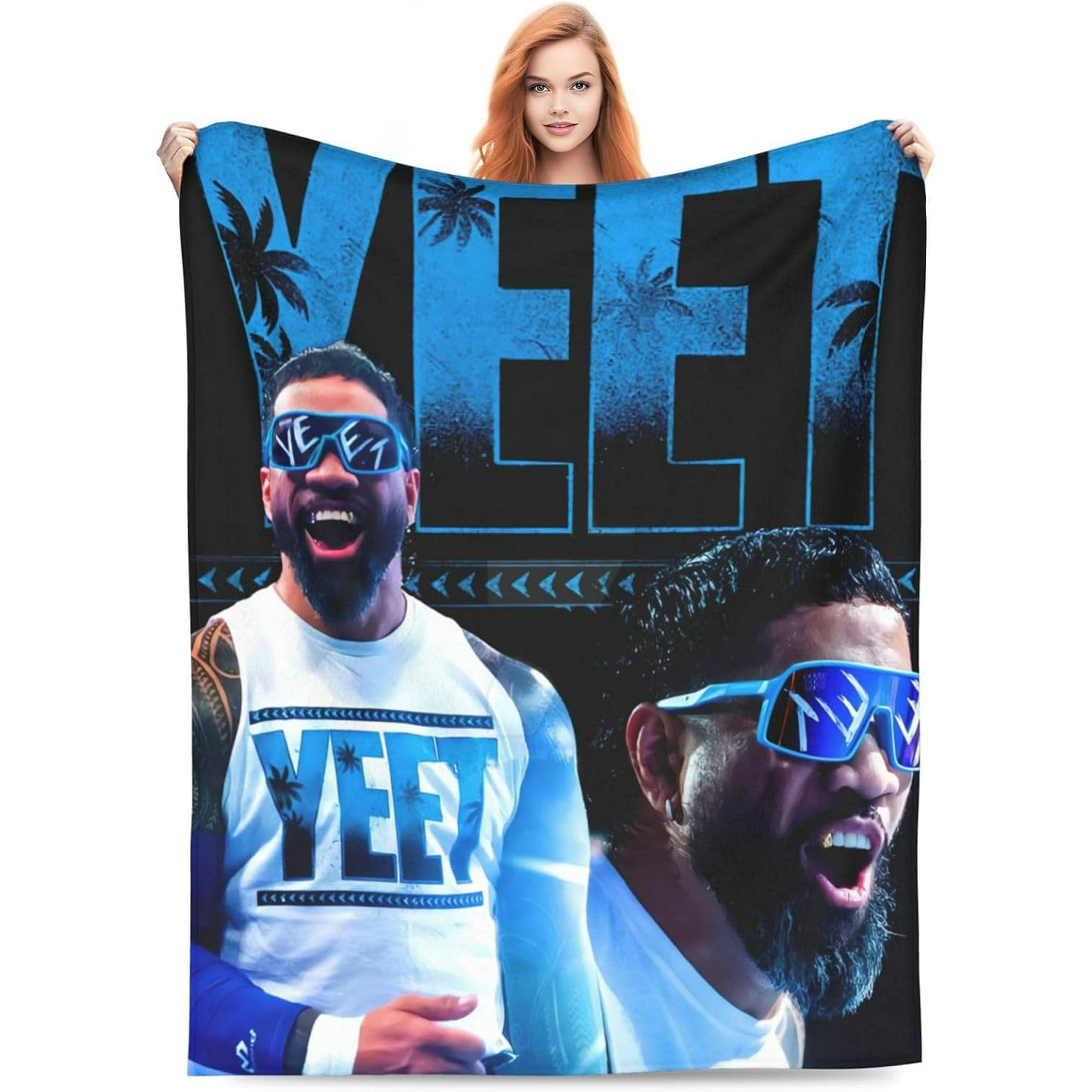 Click here for Jey Uso Wrestler Throw Blanket Comfortable Air Con... prices
