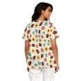 Binienty Ladybug & Daisy Floral Pattern Nursing Uniforms Breathable ...
