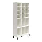 Free Shipping! Systembuild Evolution Multi Shoe Storage Cabinet, White, Flexible Organization ...
