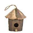 Openpig Premium Wooden Bird House, Mounted Hanging Birdhouse with ...