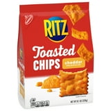 Nabisco Ritz Original Cheddar Toasted Chips Snack, 8.1 Oz. - Walmart.com
